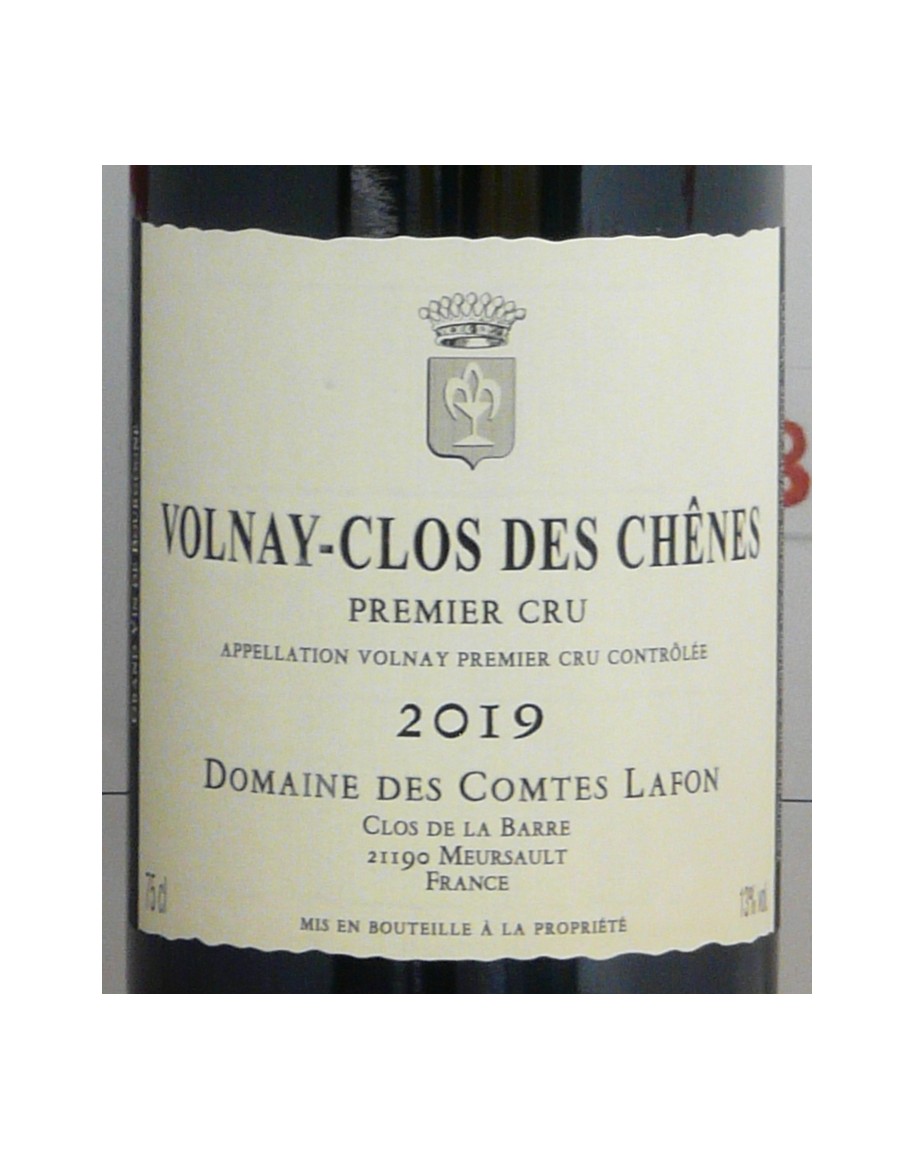 Volnay-Clos des Chênes - Domaine de Comtes Lafon - "Premier cru" 2019