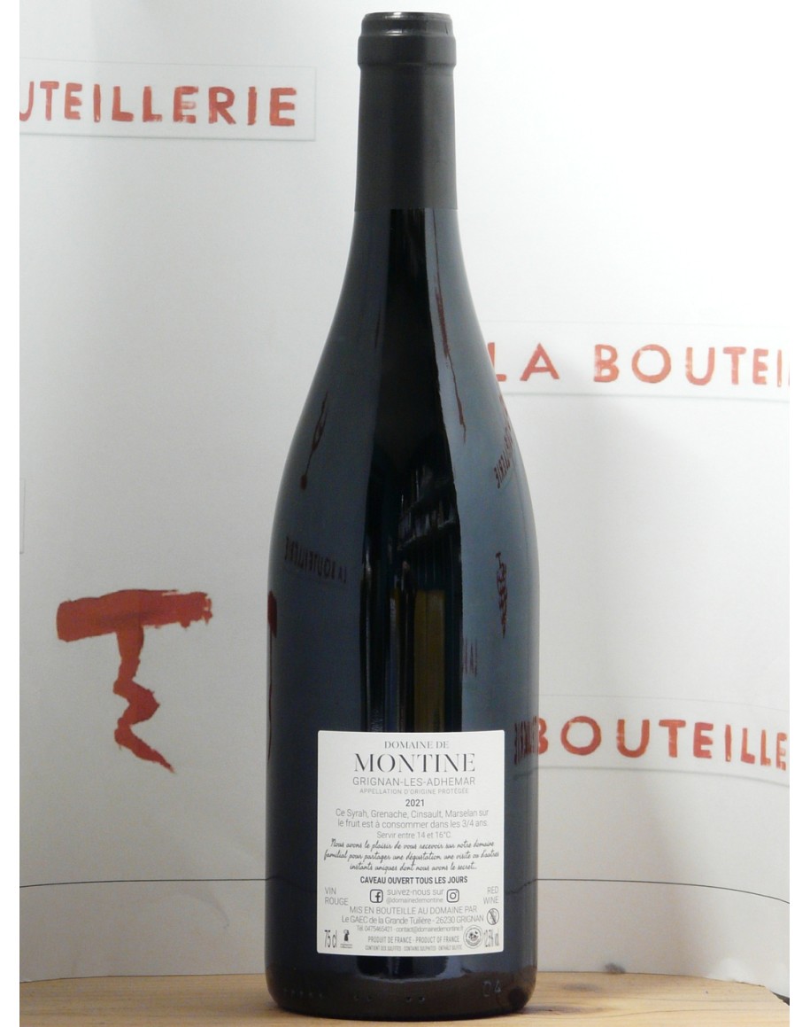 Grignan-les-Adhémar - Domaine de Montine - "Gourmandise" 2021