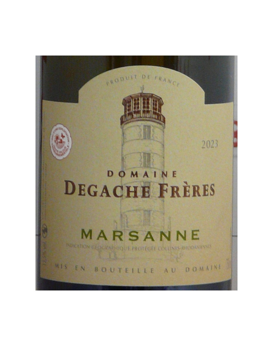 IGP Collines Rhodaniennes - Domaine Degache - Marsanne 2023