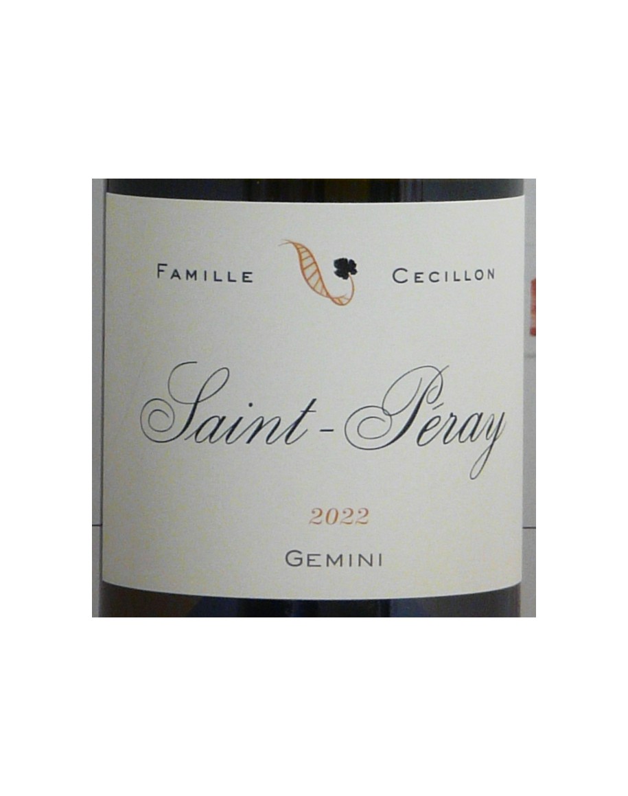 Saint-Péray - Domaine Julien Cécillon - "Gemini" 2022