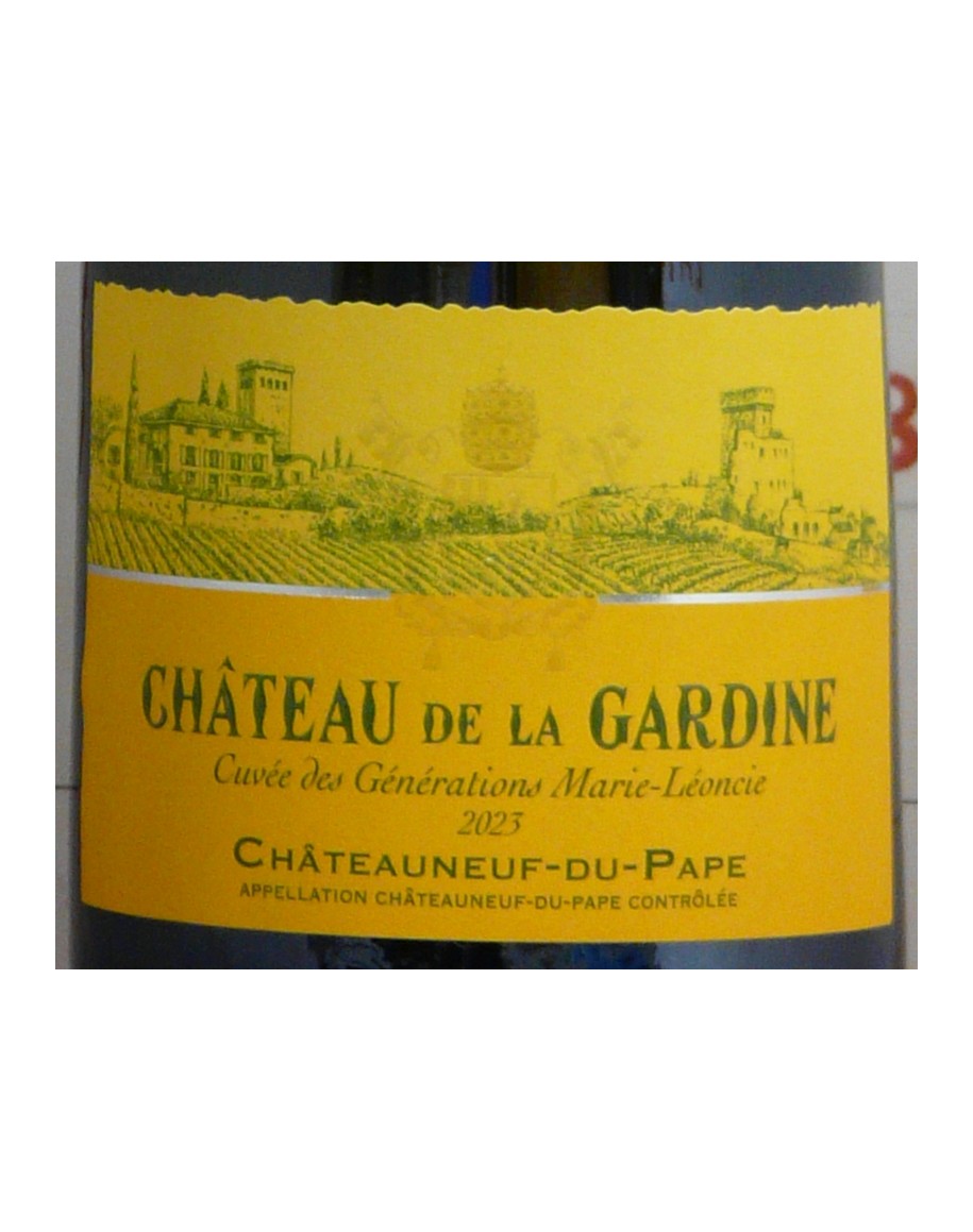 Châteauneuf-du-Pape - Château de la Gardine - "Cuvée des Générations ...
